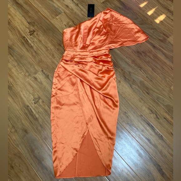 DO+BE | Dresses | Dobe Oneshoulder Satin Cocktail Dress | Poshmark
